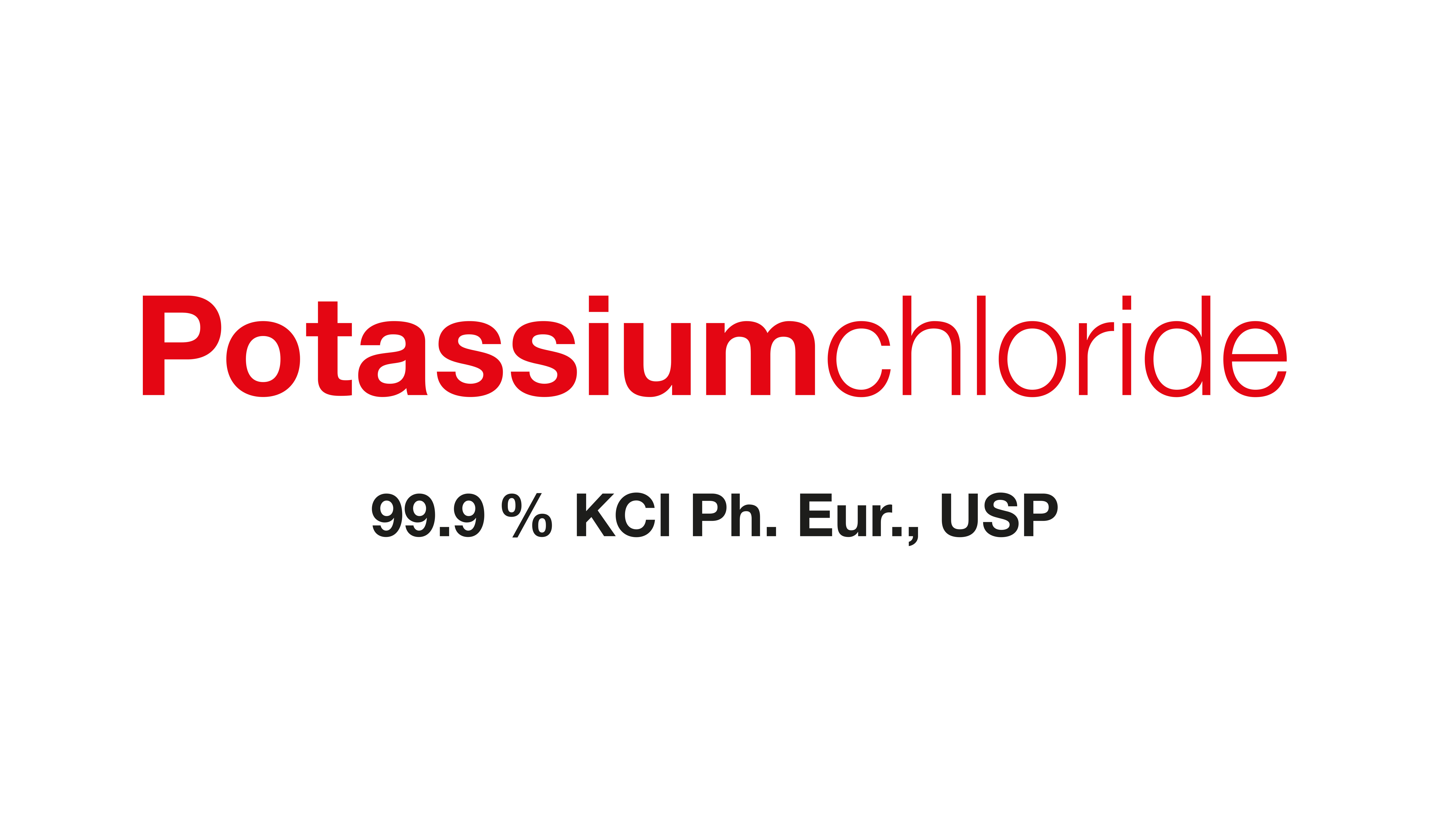 Chlorure de potassium 99,9 % KCl, Ph. Eur., USP | K+S France S.A.S